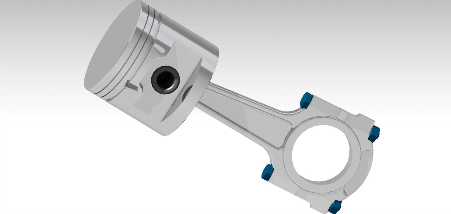 Engine Piston Assembly - CADBASICS
