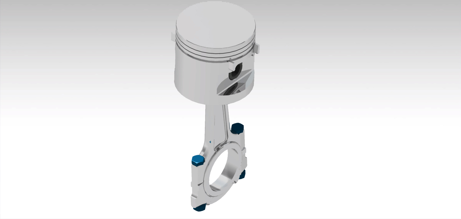Engine Piston Assembly - CADBASICS