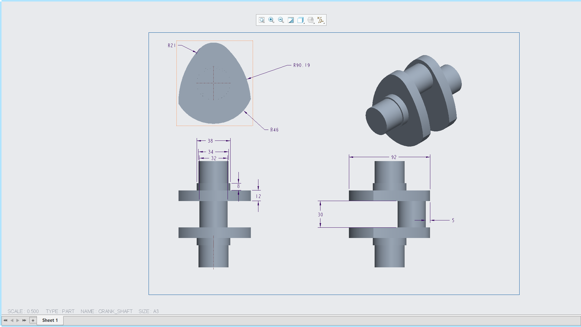 Crank Shaft - CADBASICS