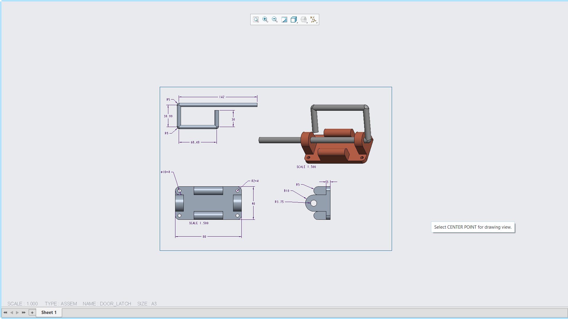 Door Latch - CADBASICS