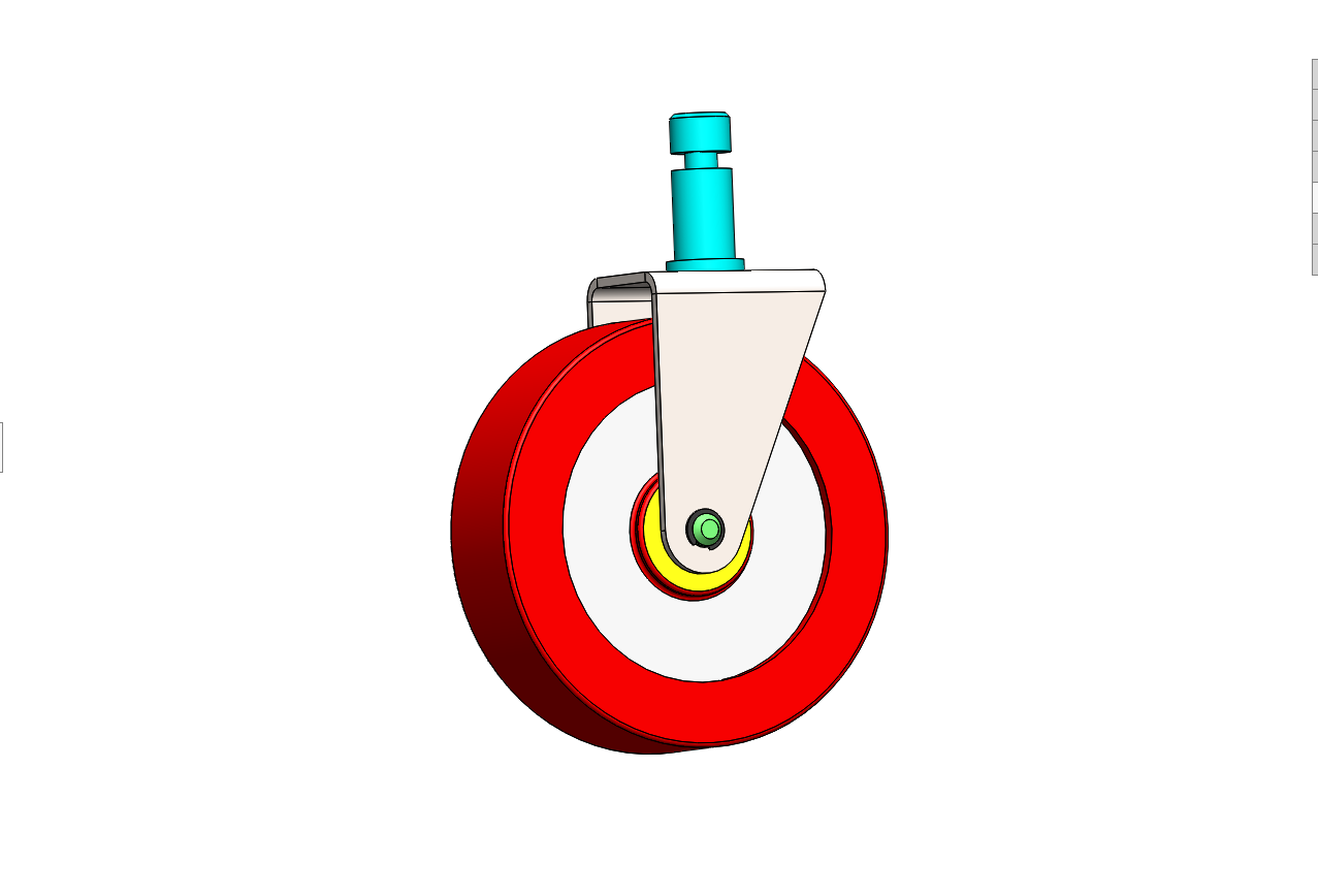 Caster Wheel - CADBASICS