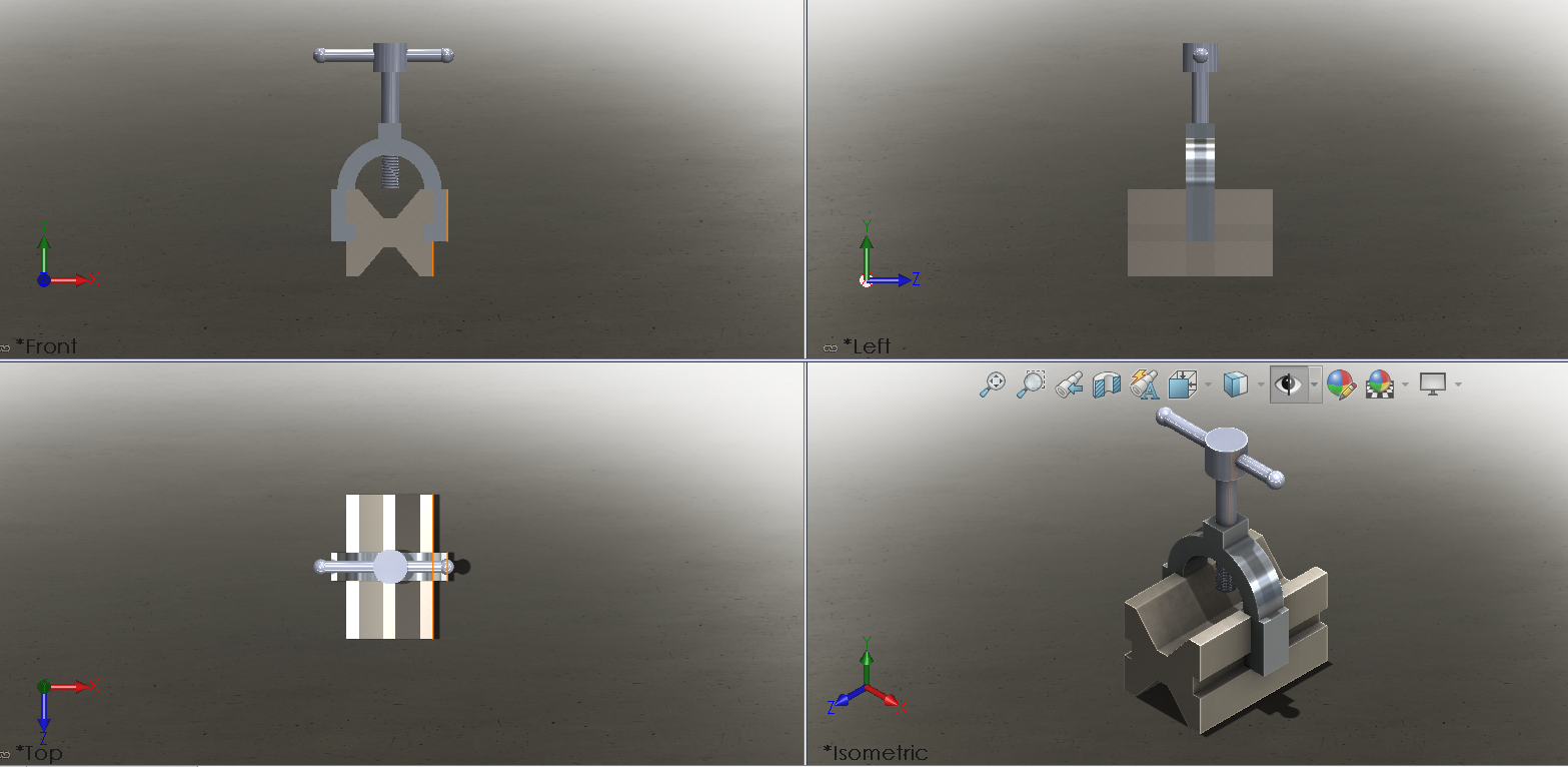 Vee Locator Fixture - CADBASICS