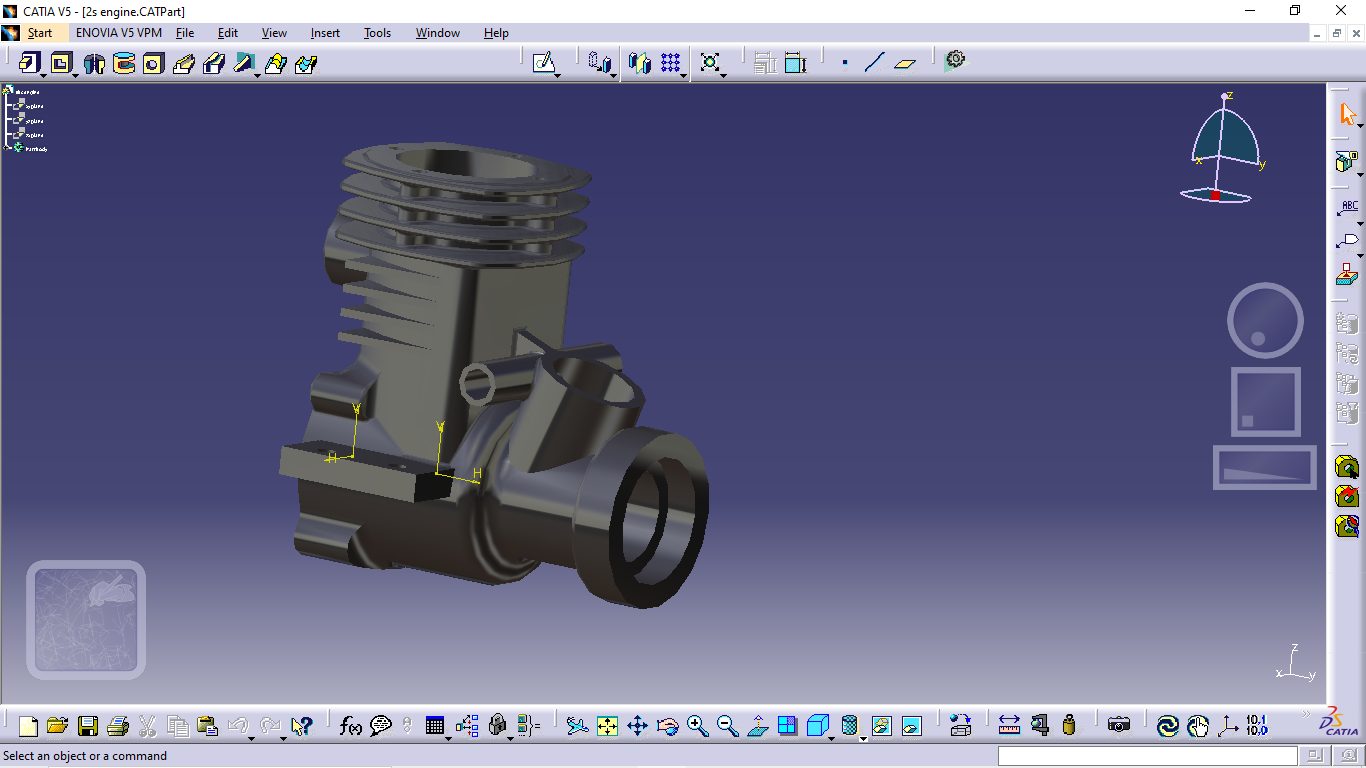 Two Stroke engine - CADBASICS