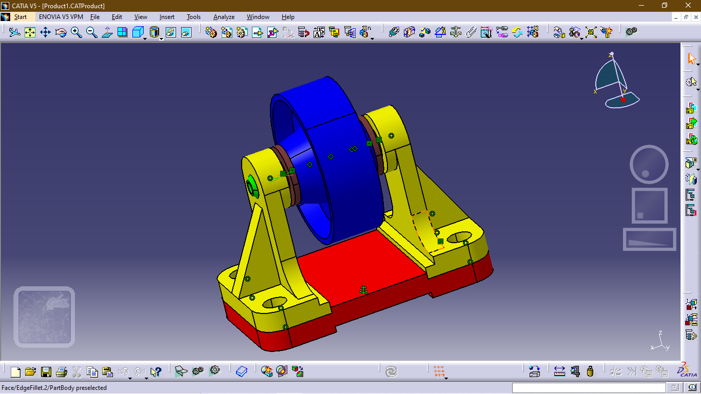 Belt Roller Support - CADBASICS