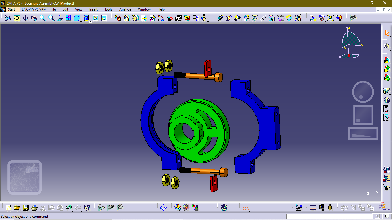 Eccentric Assembly - CADBASICS